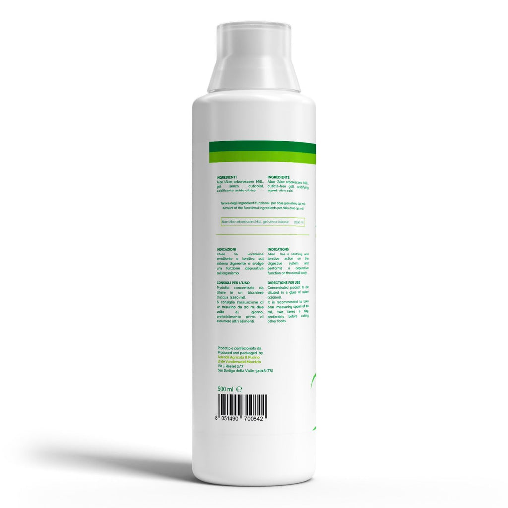 Italian made aloe vera juice