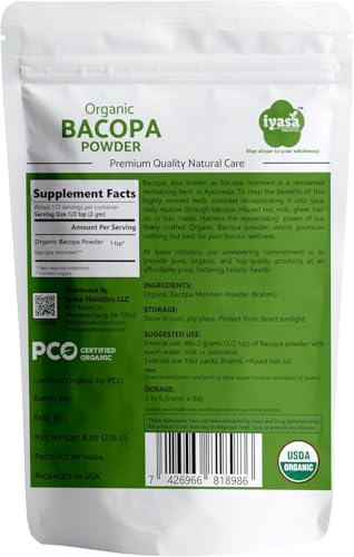 Iyasa Holistics bacopa for mental clarity