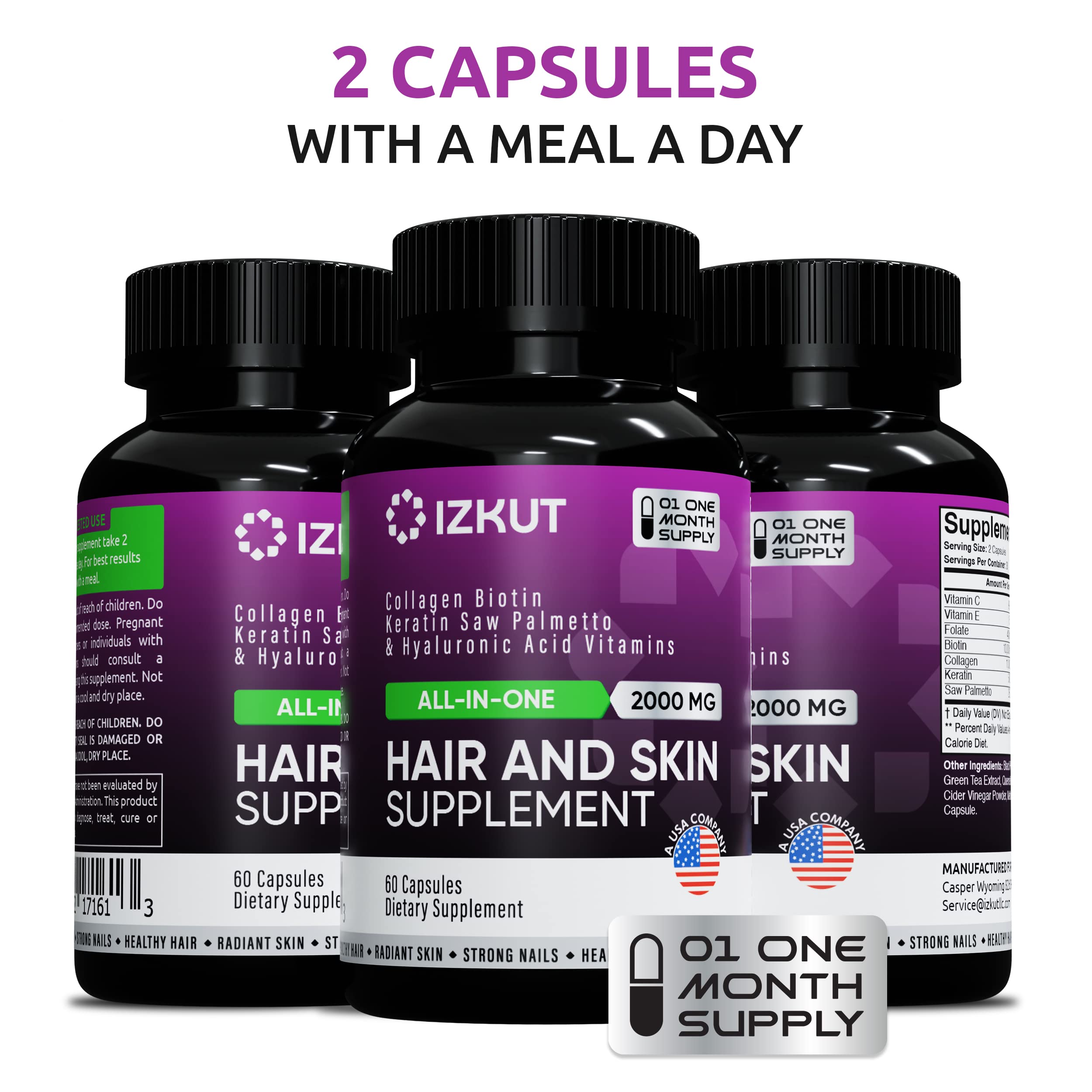 IZKUT collagen for healthy hair