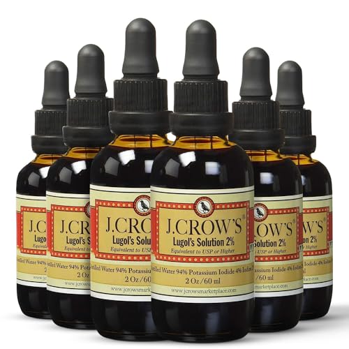 J.CROW'S Lugol's iodine solution