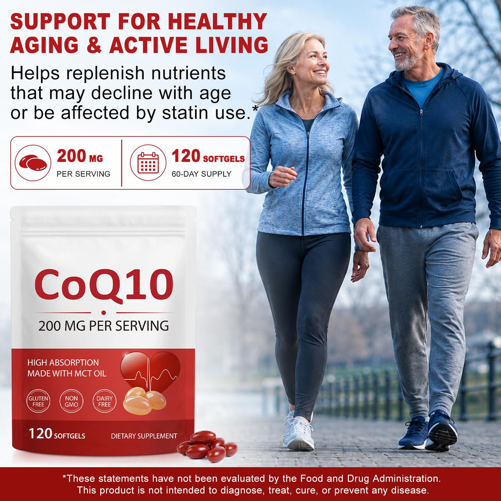 J&H CoQ10 softgels for vitality