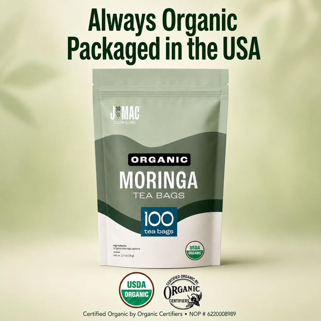 J Mac Botanicals herbal tea bags