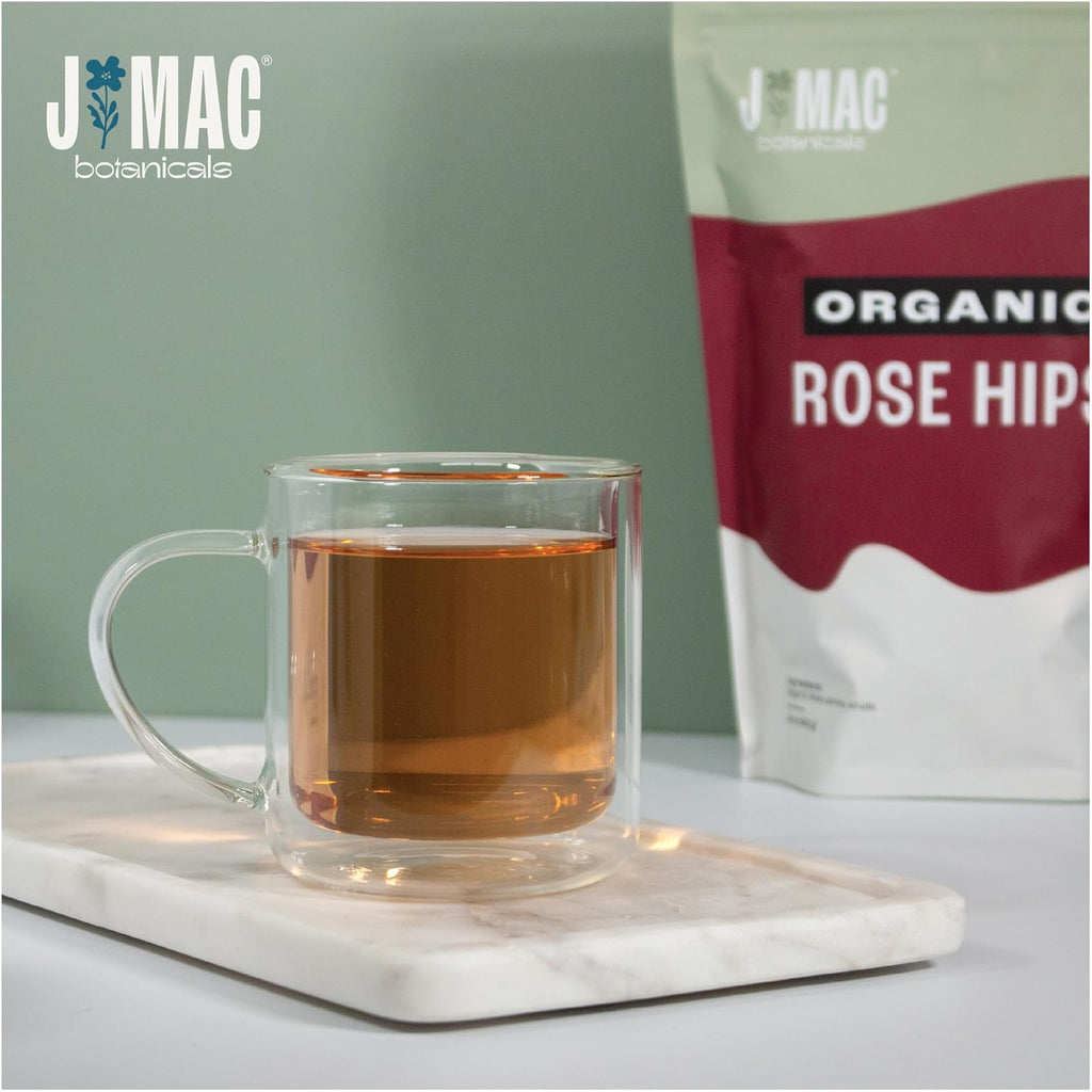 J MAC BOTANICALS rose hips tea