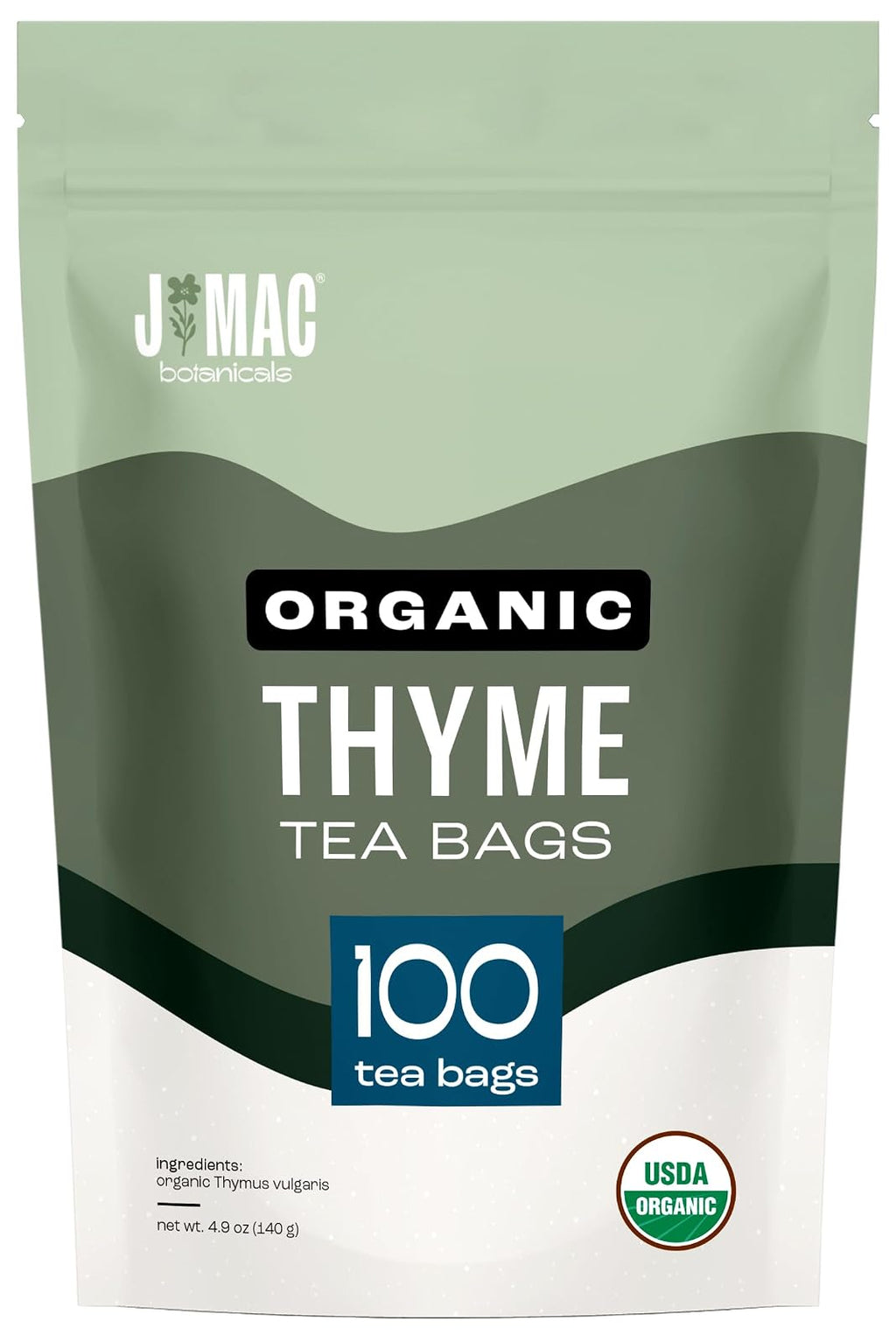 J Mac Botanicals thyme leaf tea bags