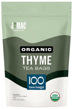 J Mac Botanicals thyme leaf tea bags