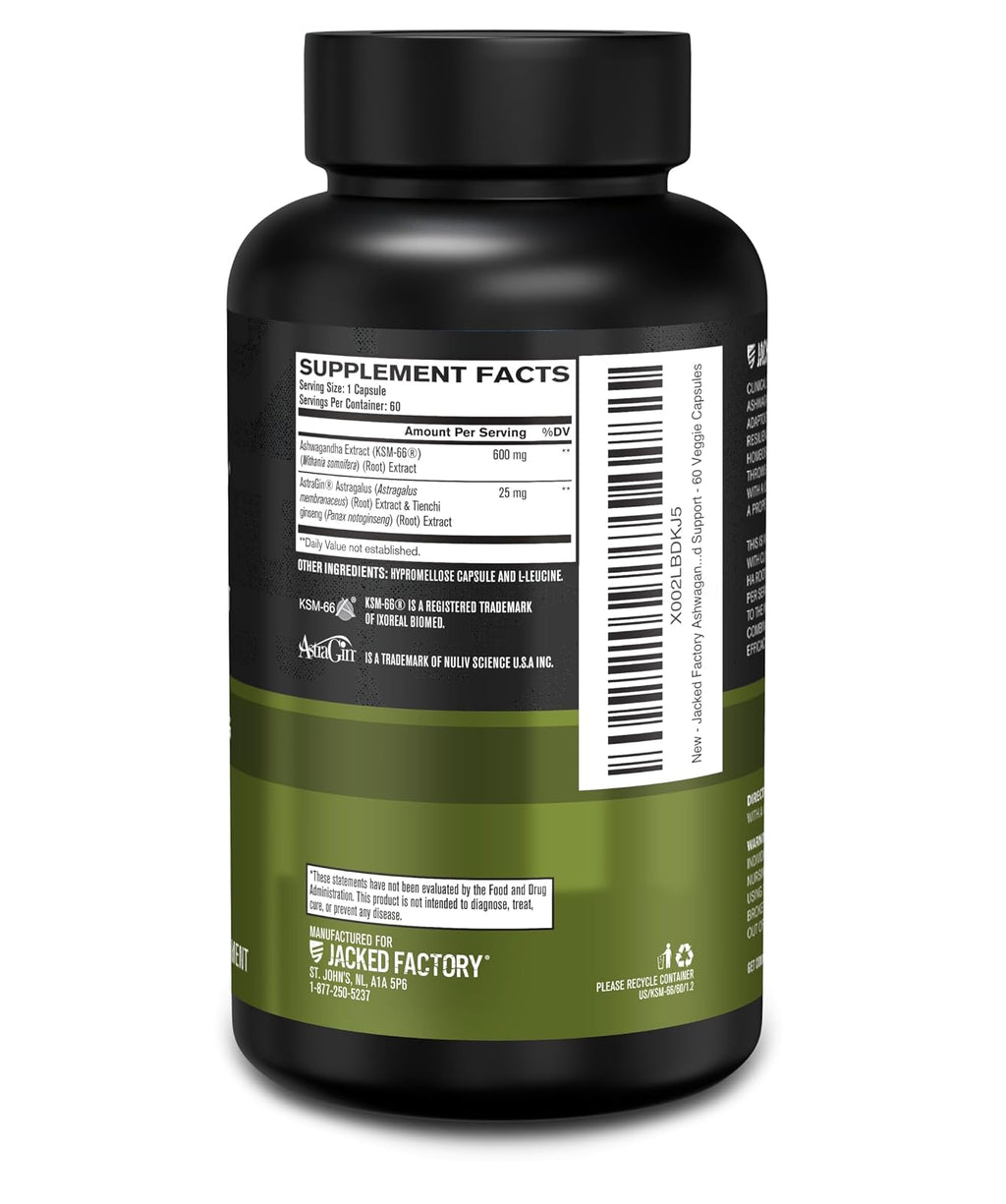 Jacked Factory ashwagandha for energy