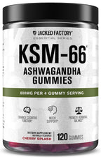 Jacked Factory ashwagandha gummies for stress relief