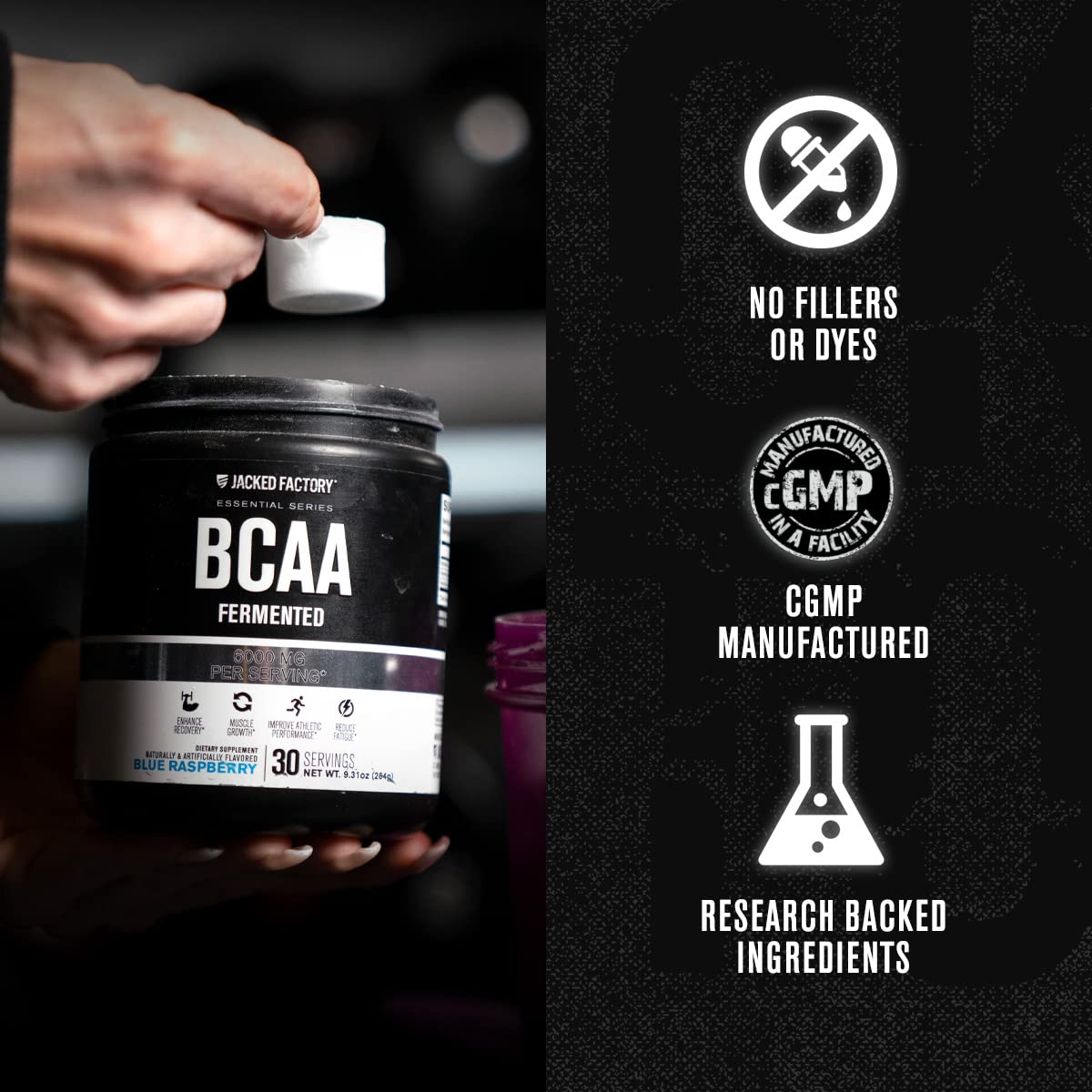 Jacked Factory BCAA for workout performance