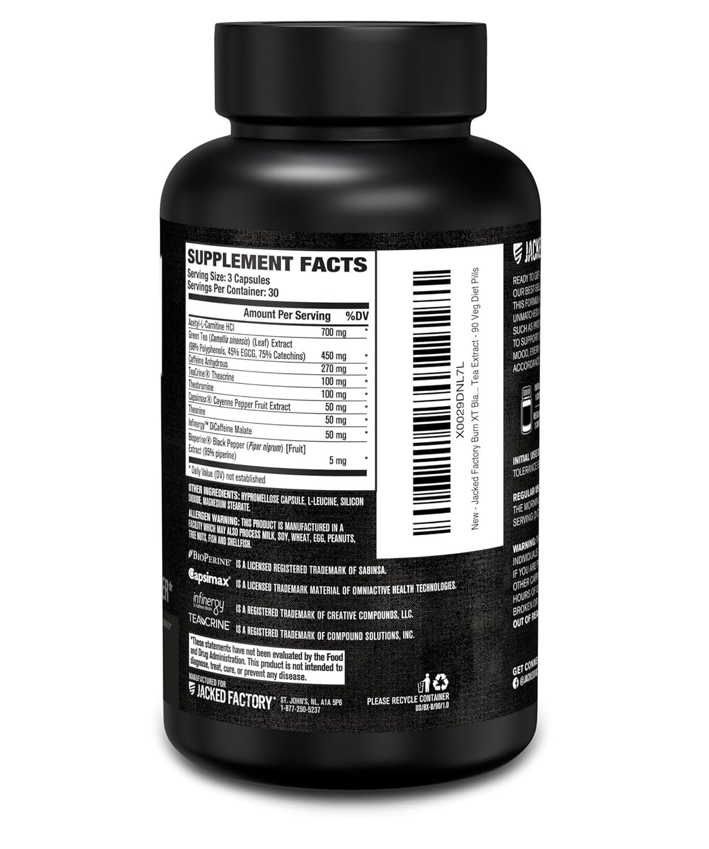 Jacked Factory Burn XT supplement benefits