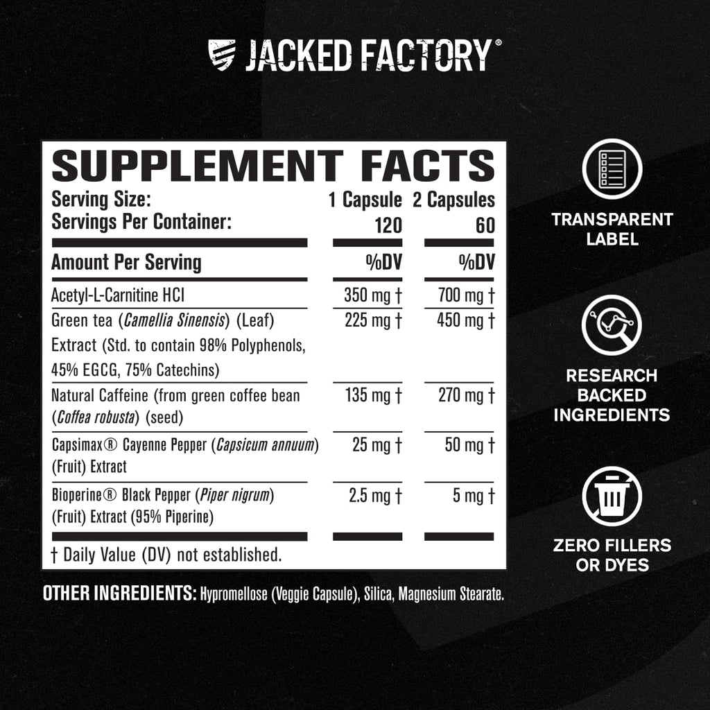 Jacked Factory Burn-XT workout supplement