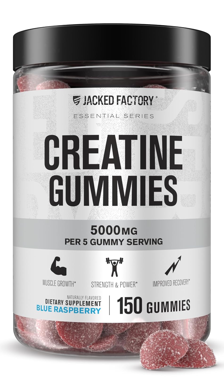 Jacked Factory creatine gummies for energy