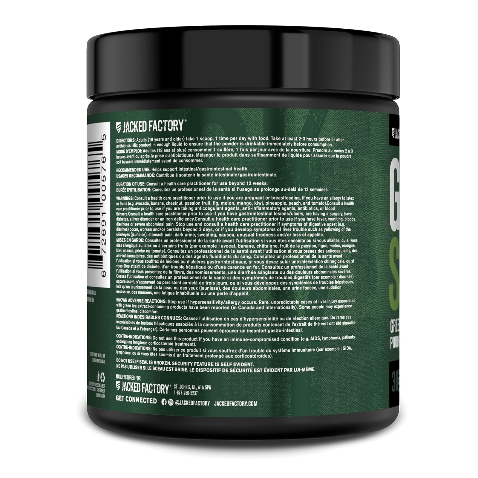 Jacked Factory Green Surge 30 servings