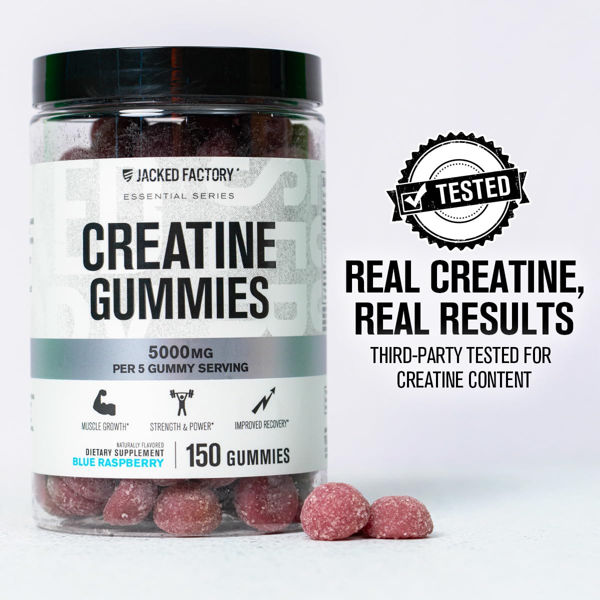 Jacked Factory gummies for muscle growth