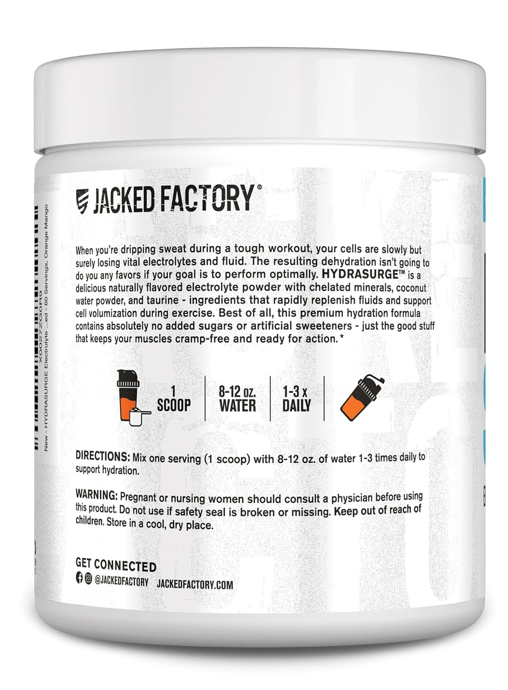 Jacked Factory HYDRASURGE for daily hydration support