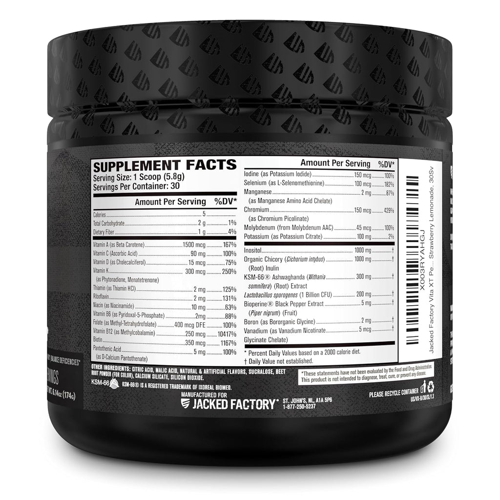 Jacked Factory multivitamin for energy