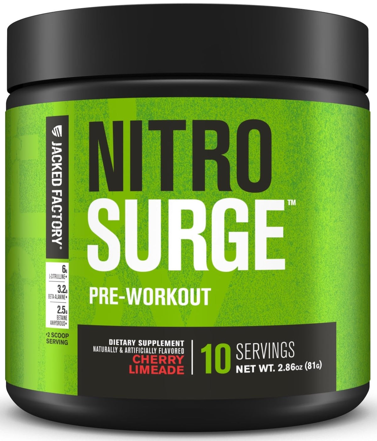 Jacked Factory NITROSURGE pre workout powder