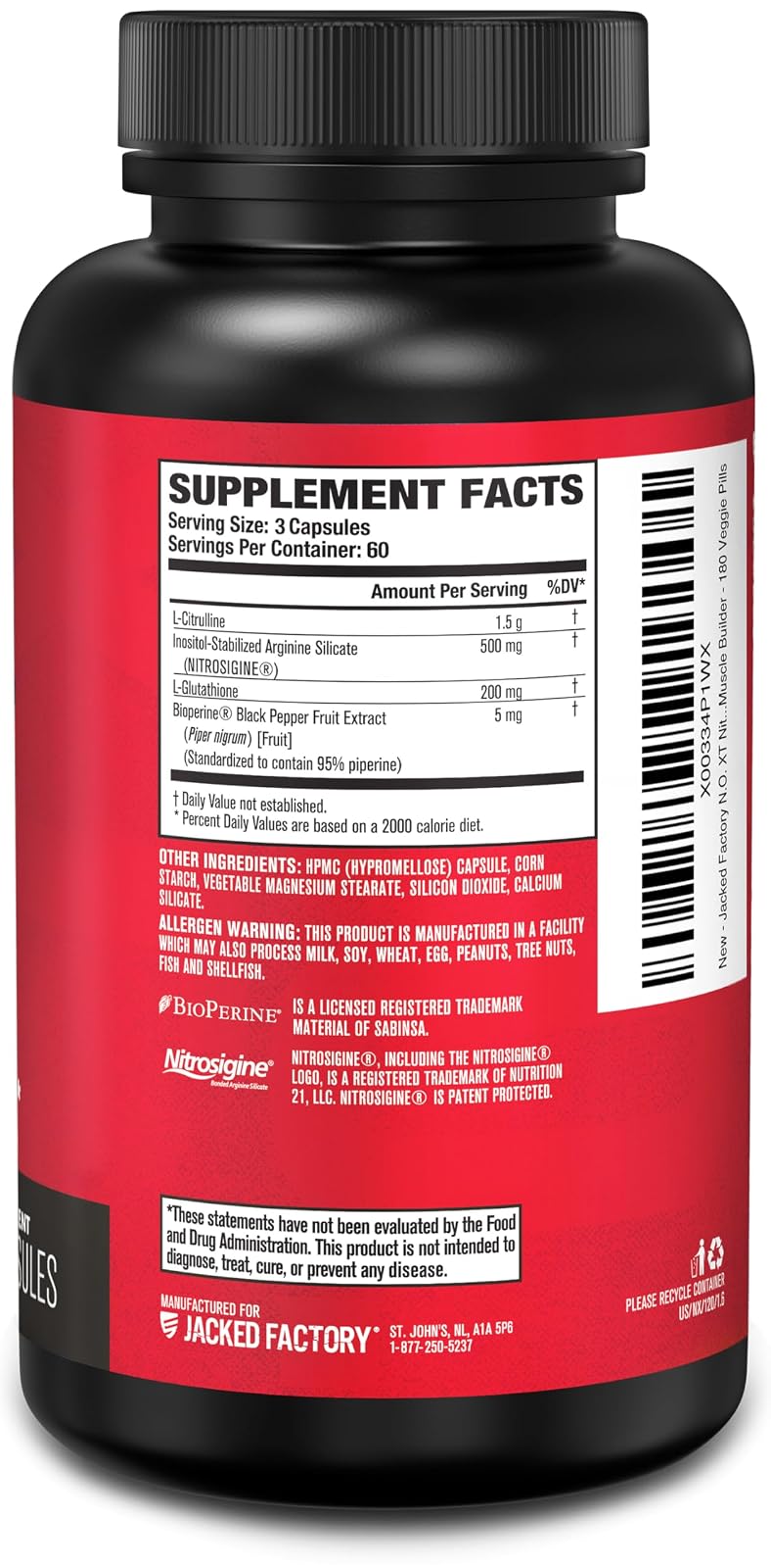 Jacked Factory pre-workout for athletes