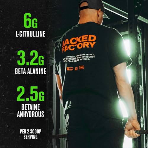 Jacked Factory pre-workout for muscle pump