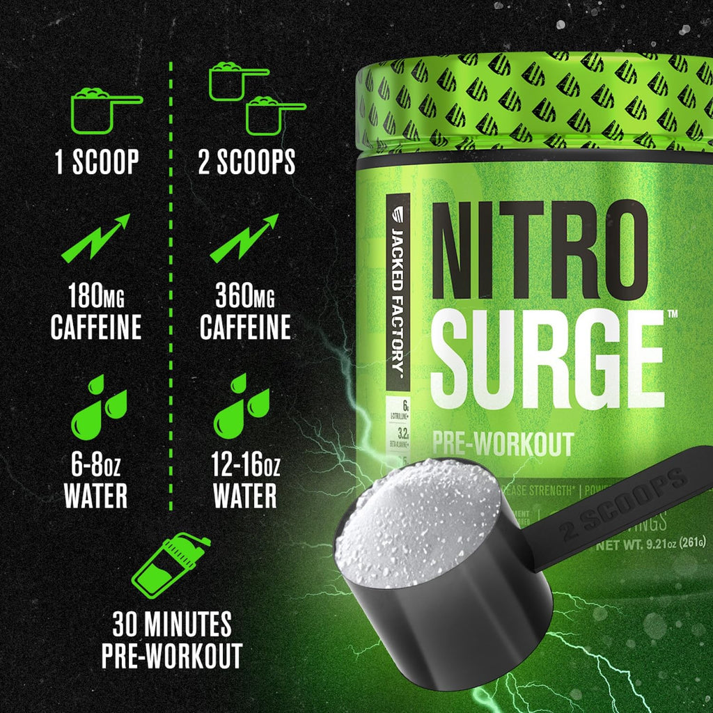 Jacked Factory pre-workout for muscle pump