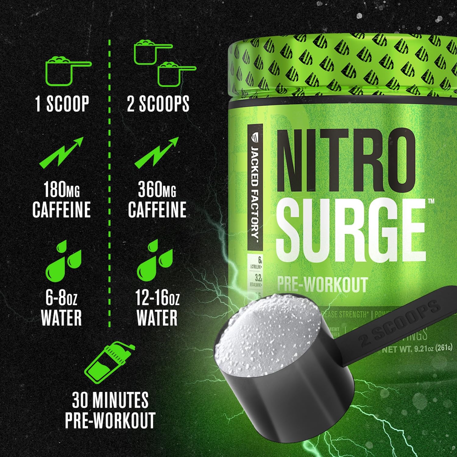 Jacked Factory pre-workout for muscle pump