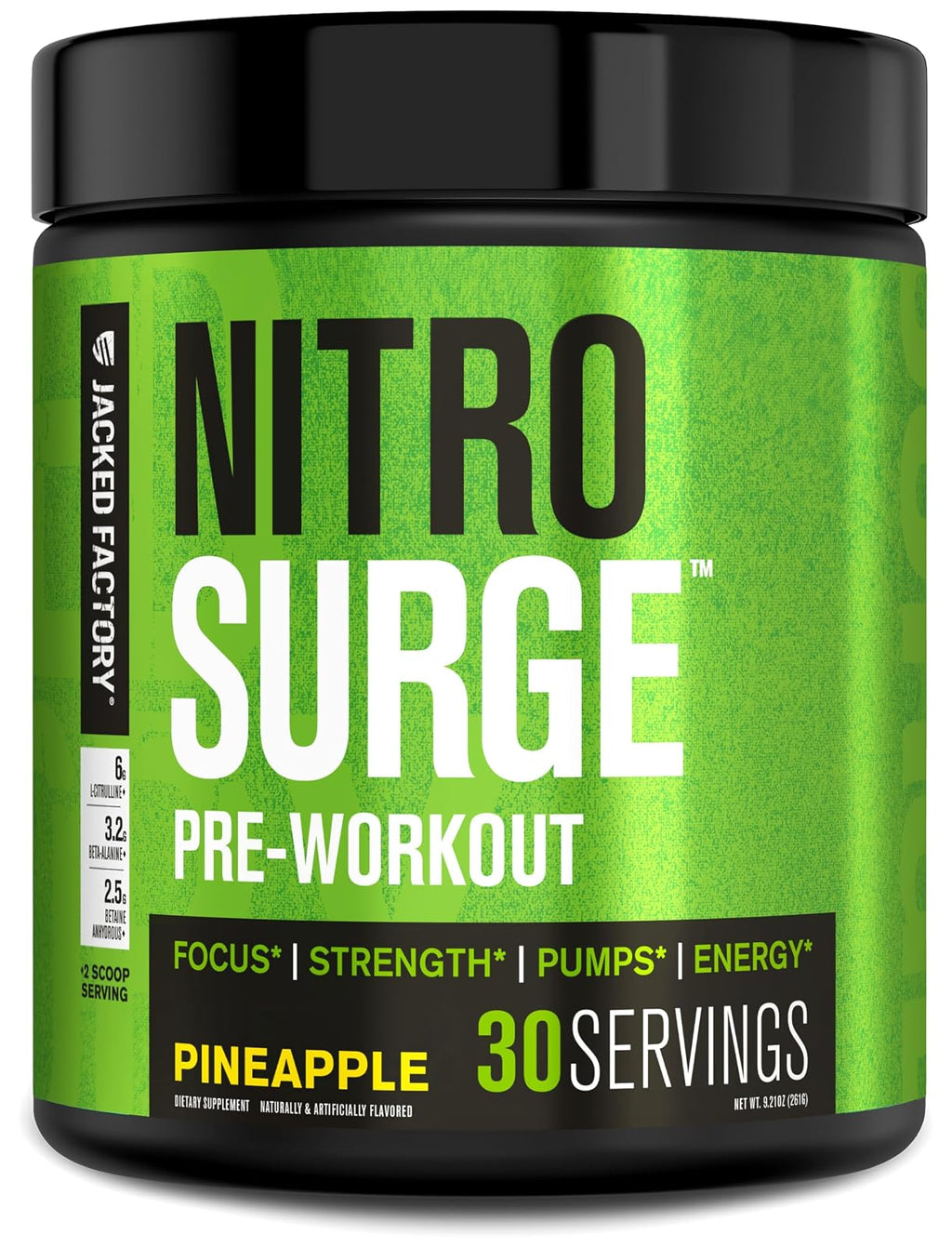 Jacked Factory pre-workout pineapple flavor