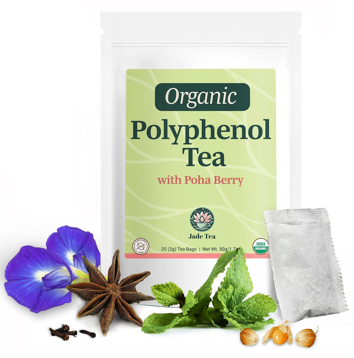 Jade Tea Poha Berry herbal infusion