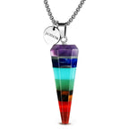 JADENOVA chakra stones necklace