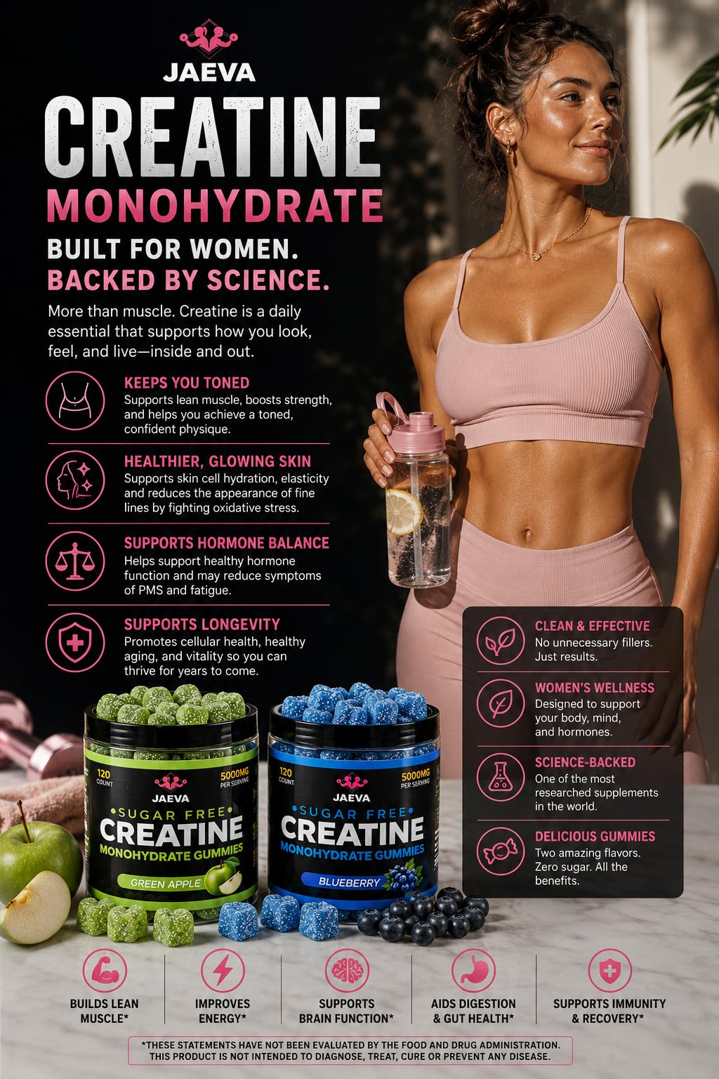 Jaeva creatine for muscle recovery