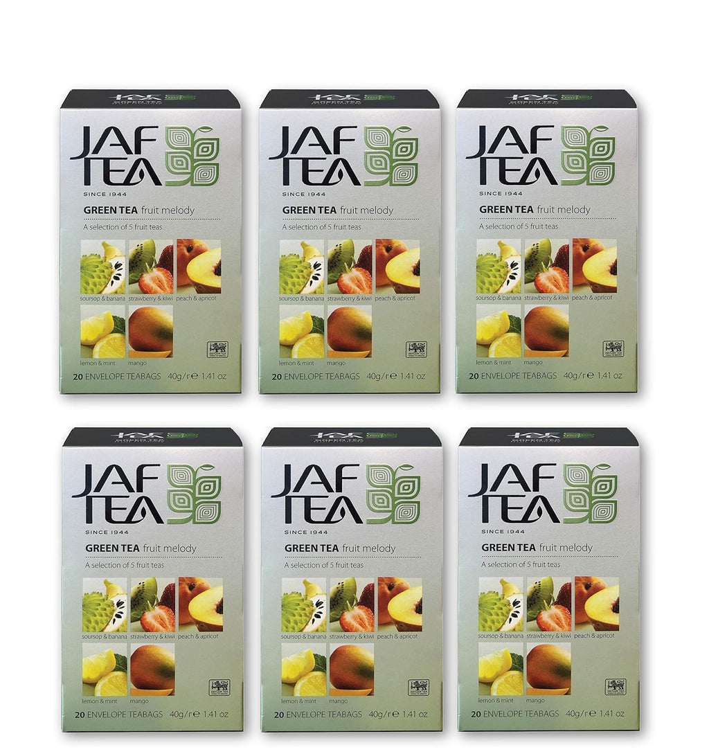 JAF TEA Fruit Melody Green Tea bags