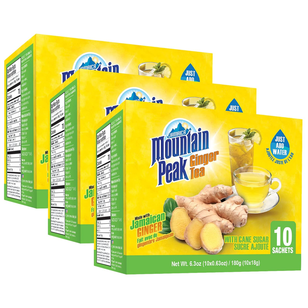 Jamaica Mountain Peak ginger tea pack