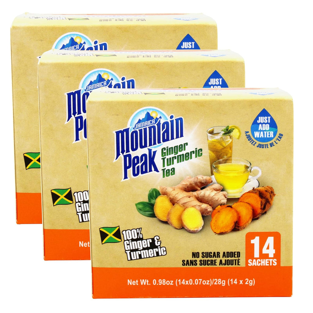 Jamaica Mountain Peak ginger turmeric tea