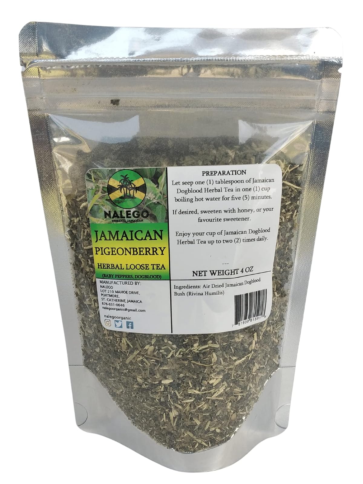 Jamaican Dog Blood herbal loose tea