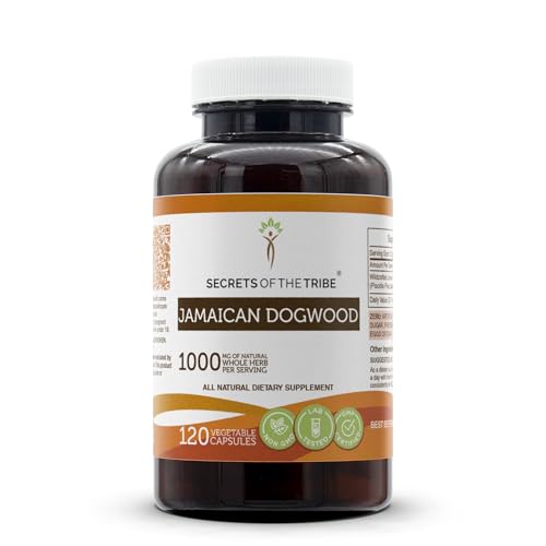 Jamaican Dogwood herbal supplement capsules