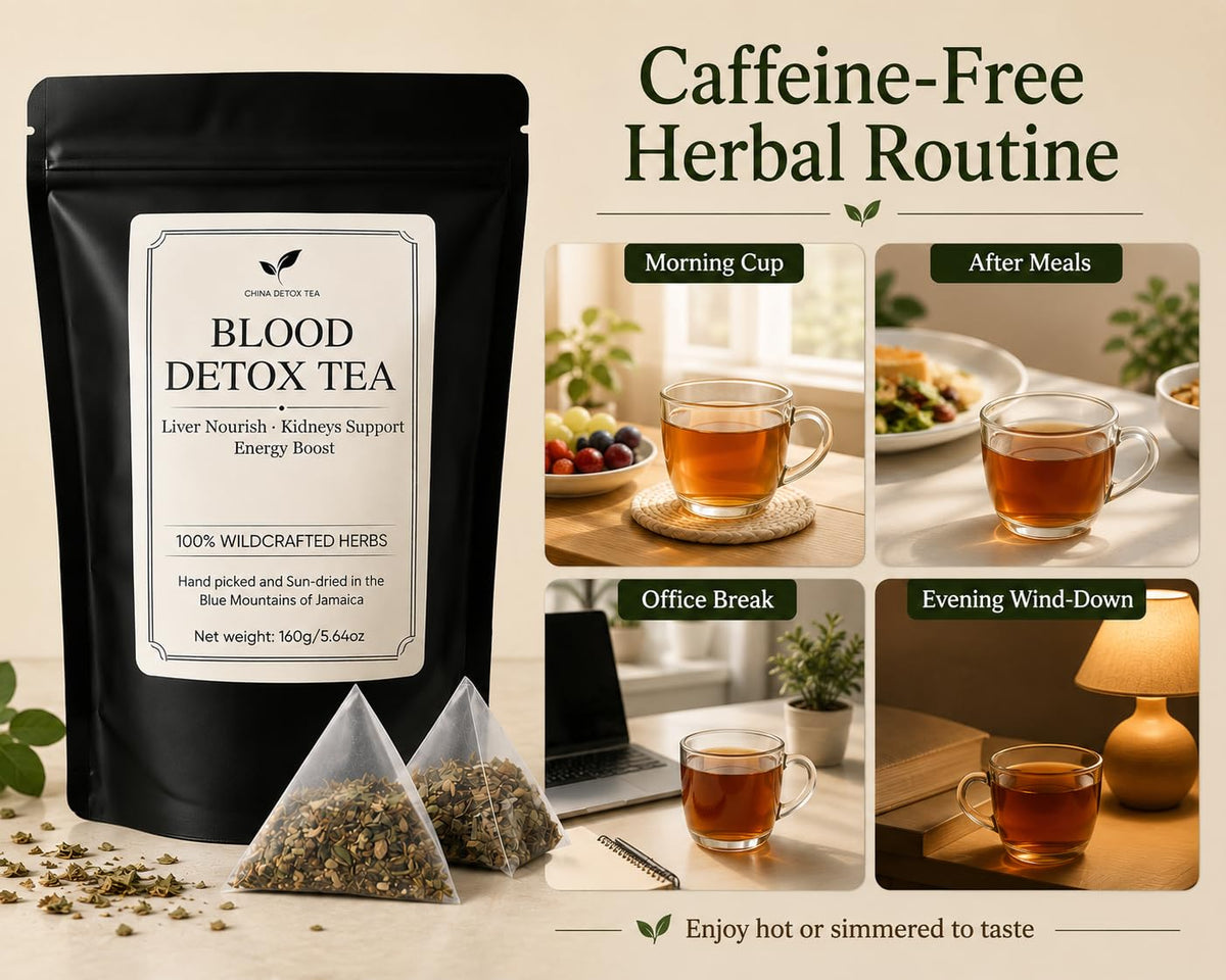 Jamaican herbal tea for wellness