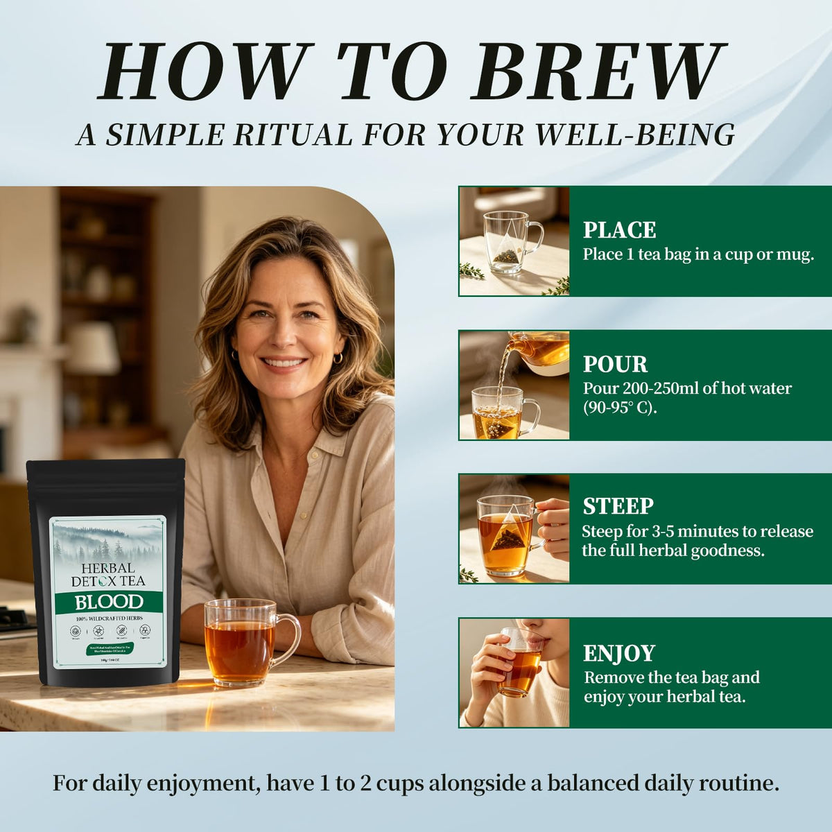 Jamaican herbal tea for wellness