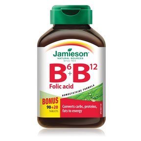 Jamieson B6 B12 folic acid tablets