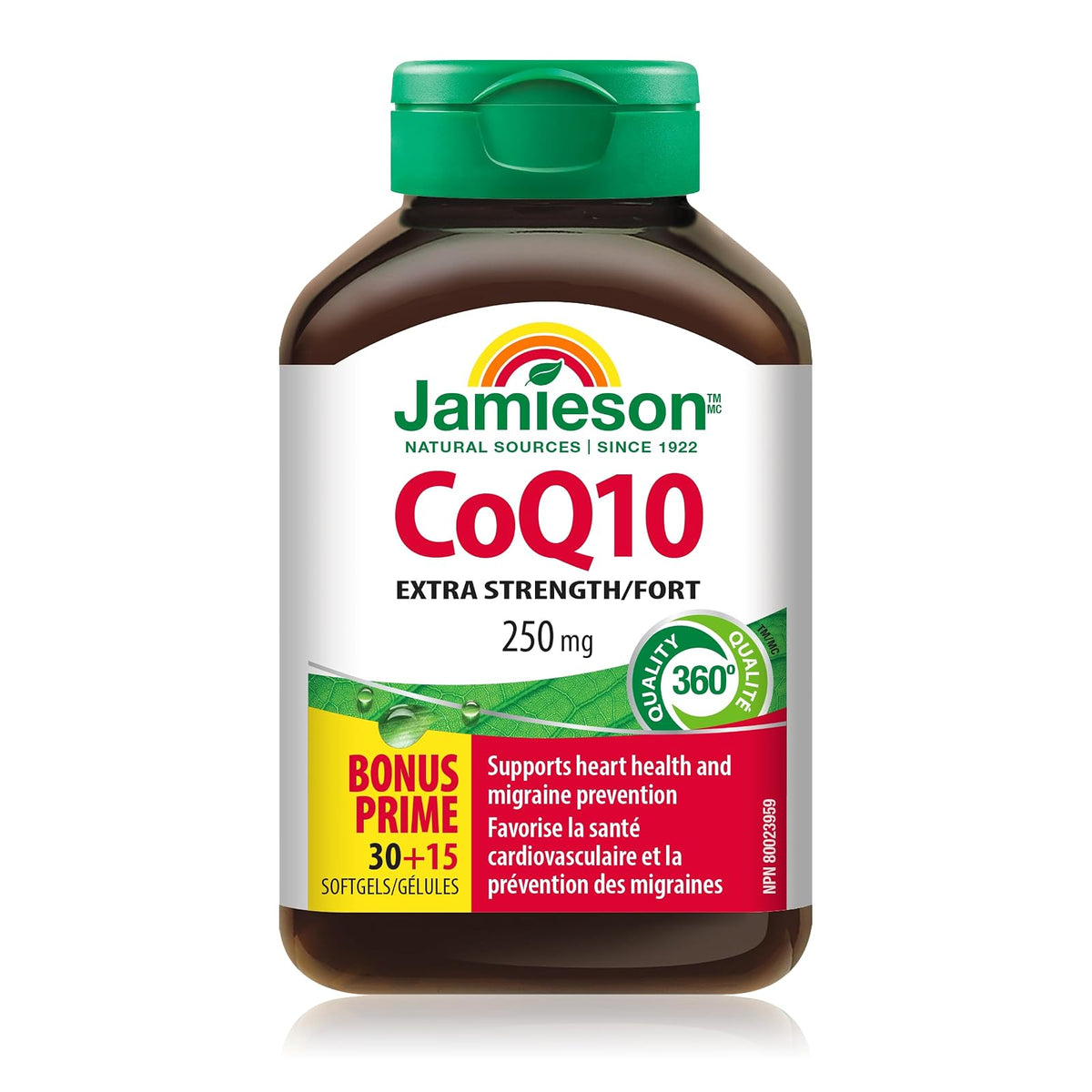 Jamieson CoQ10 250 mg softgels