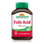Jamieson folic acid supplement tablets