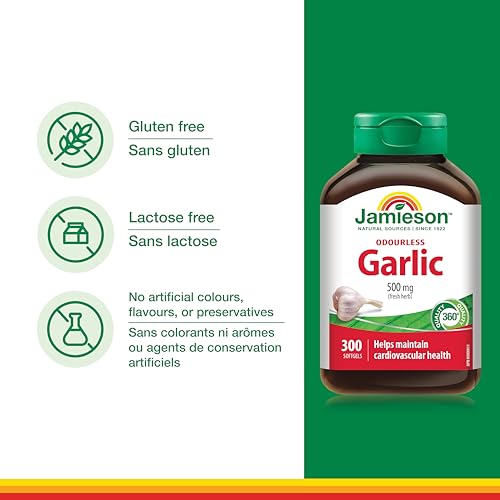 Jamieson garlic for cholesterol management