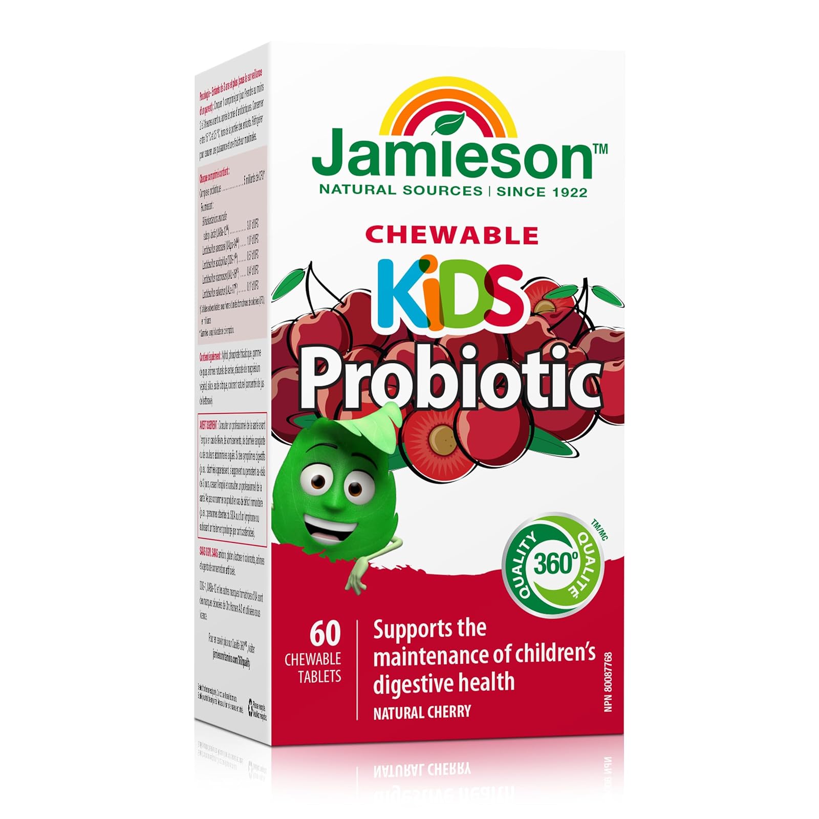 Jamieson kids probiotic chewable tablets