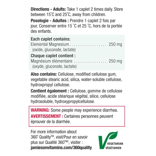 Jamieson magnesium for healthy metabolism