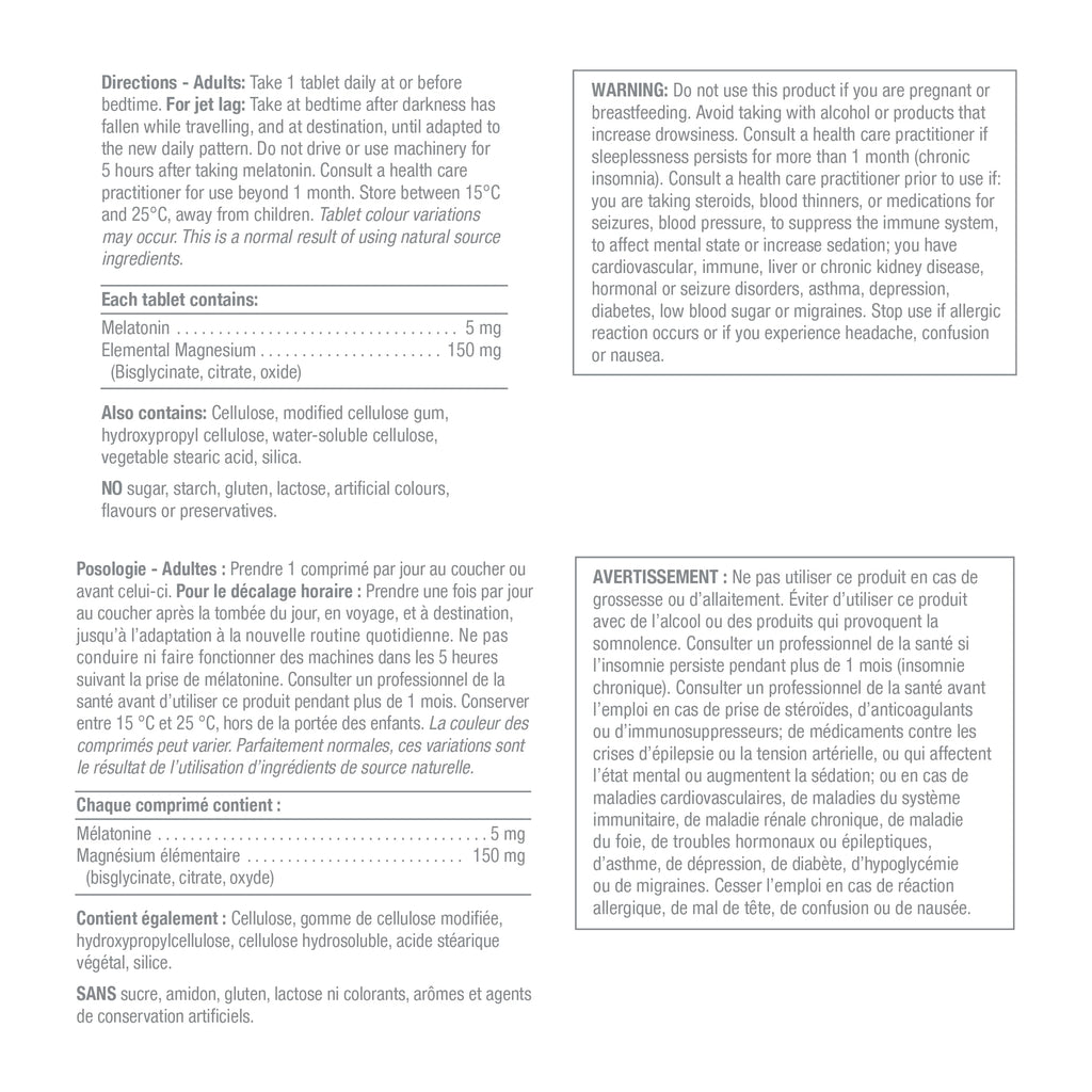 Jamieson Melatonin for restful nights