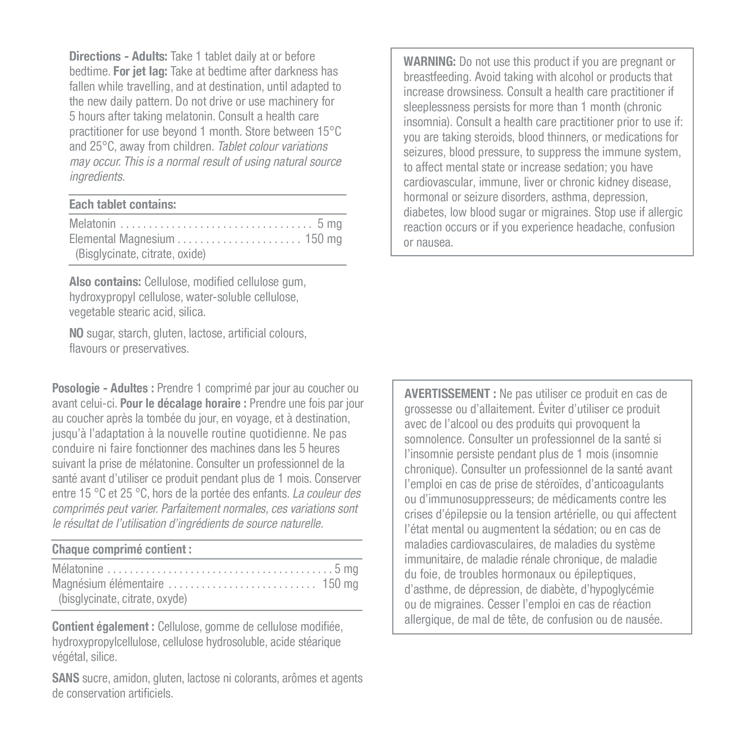 Jamieson Melatonin for restful nights