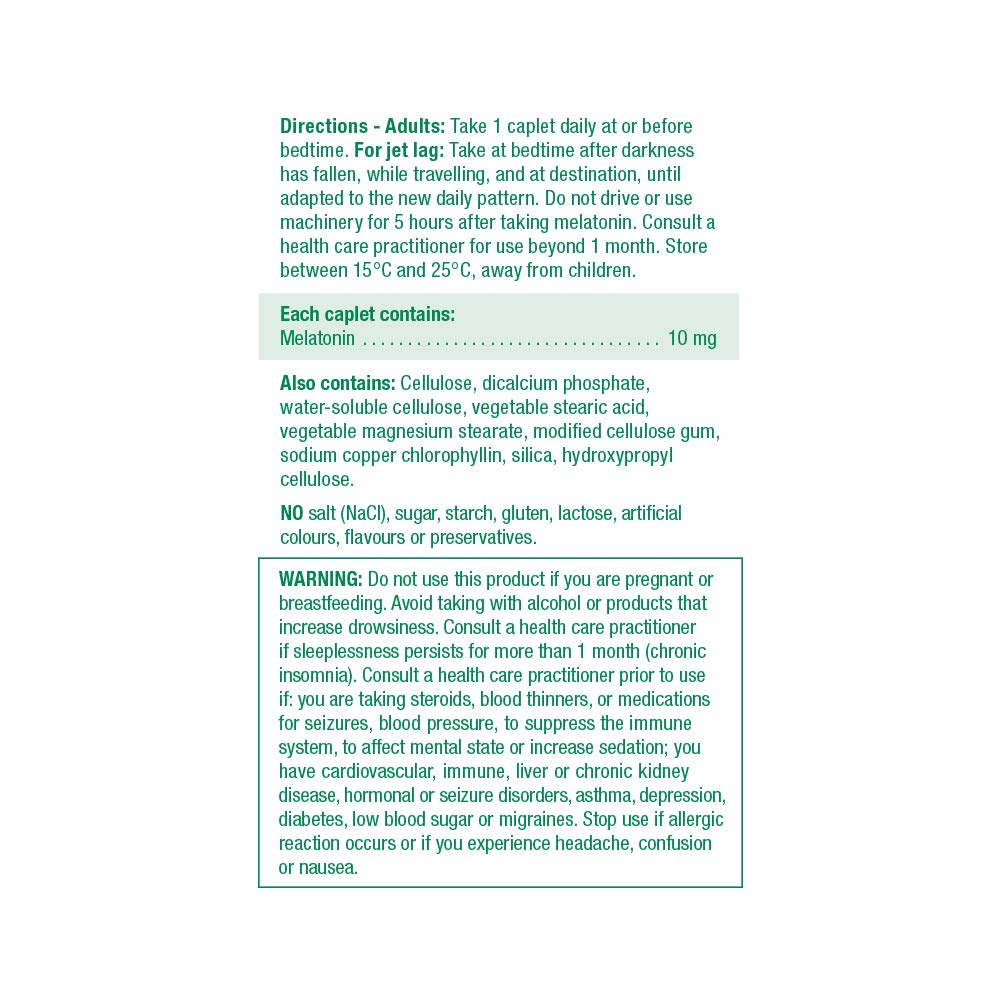 Jamieson melatonin support for relaxation