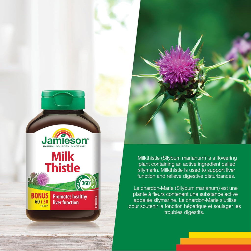 Jamieson milk thistle herbal supplement