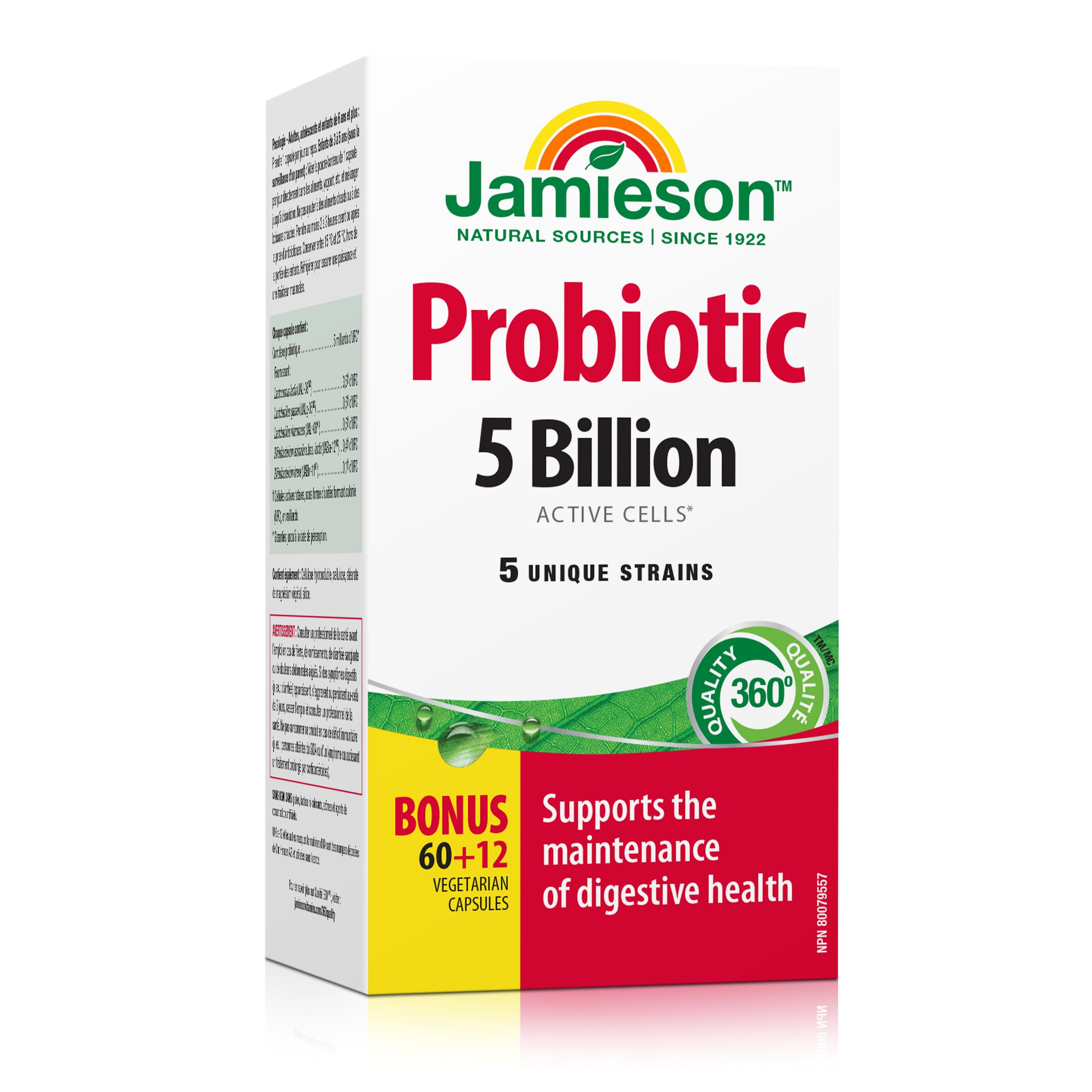 Jamieson probiotics for digestive health