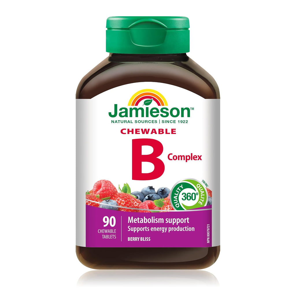 Jamieson vitamin b complex chewable tablets