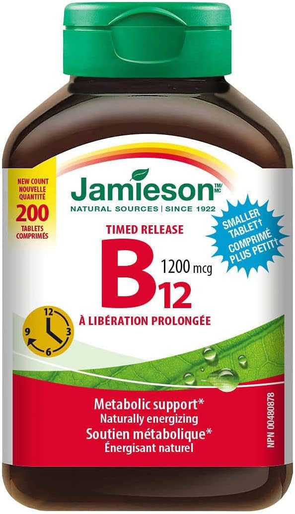Jamieson vitamin B12 1200 mcg tablets