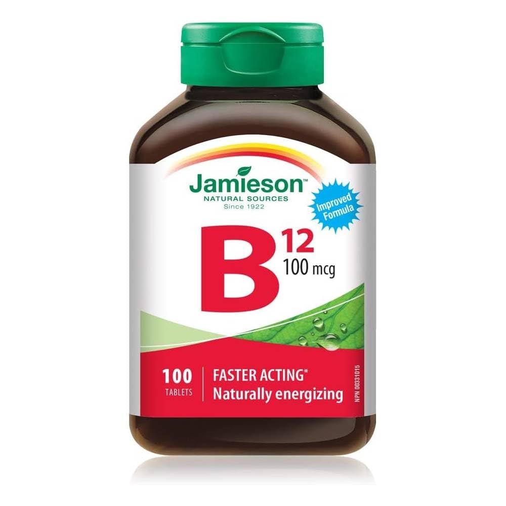 Jamieson vitamin B12 tablets for energy