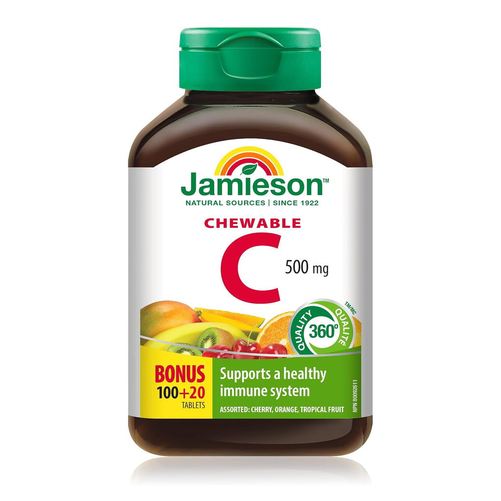 Jamieson vitamin C chewable tablets